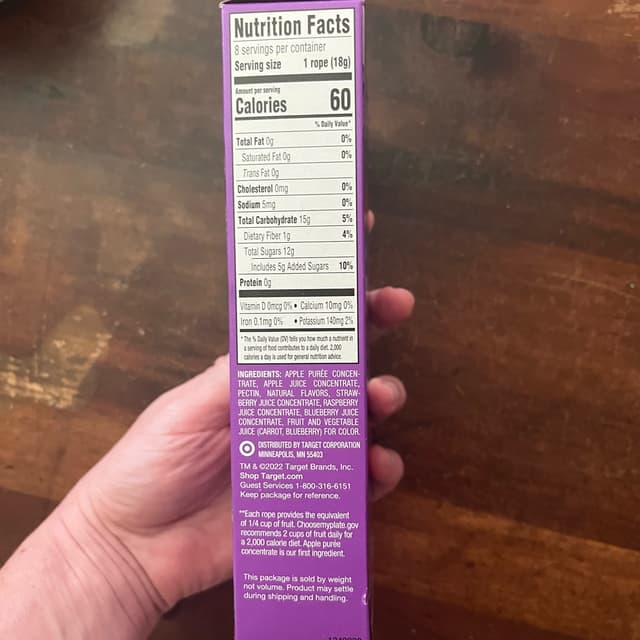 Twisted Fruit Ropes Wild Berry from Good & Gather - Vegan Product ...