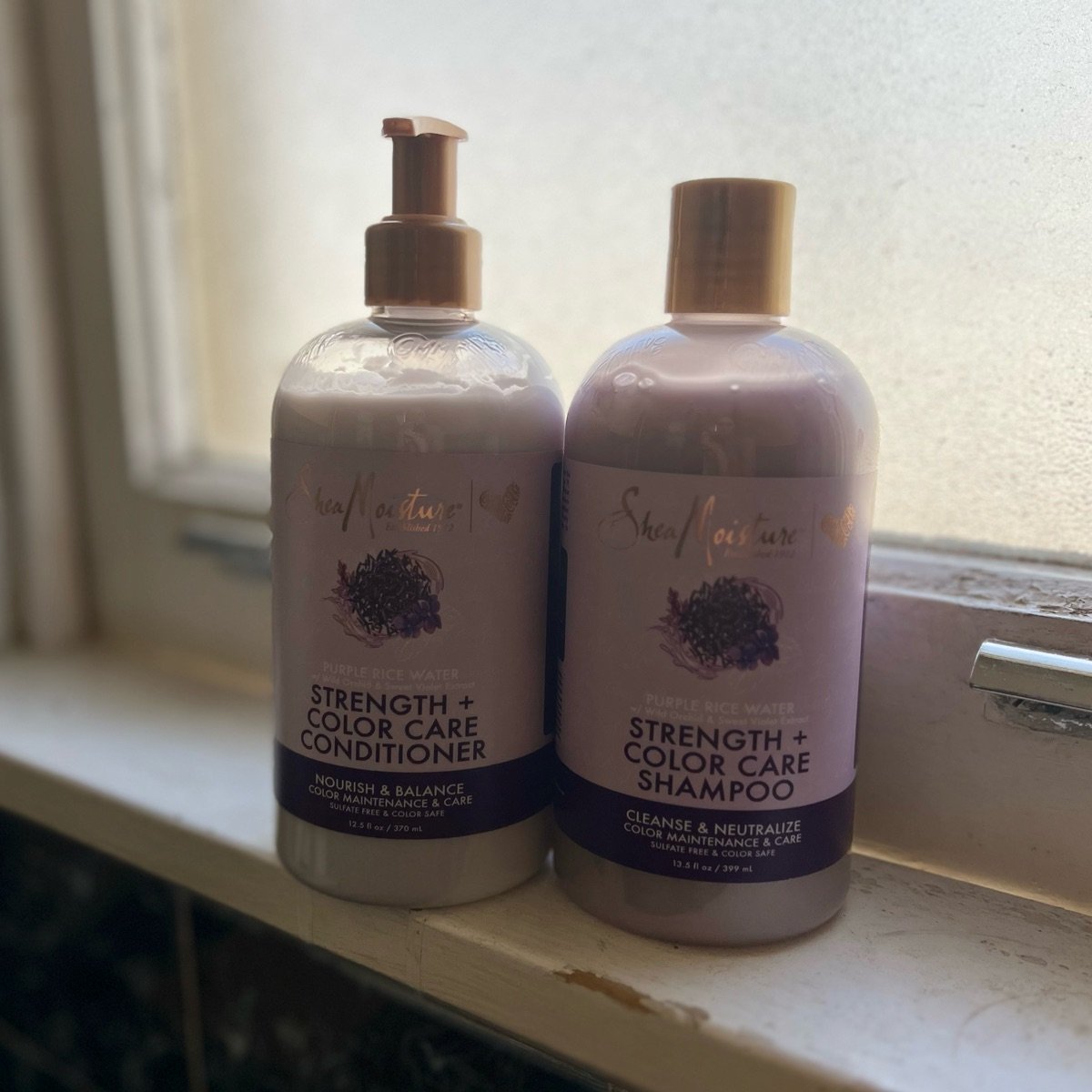 strength + Colour Care shampoo & conditioner from SheaMoisture - Vegan ...