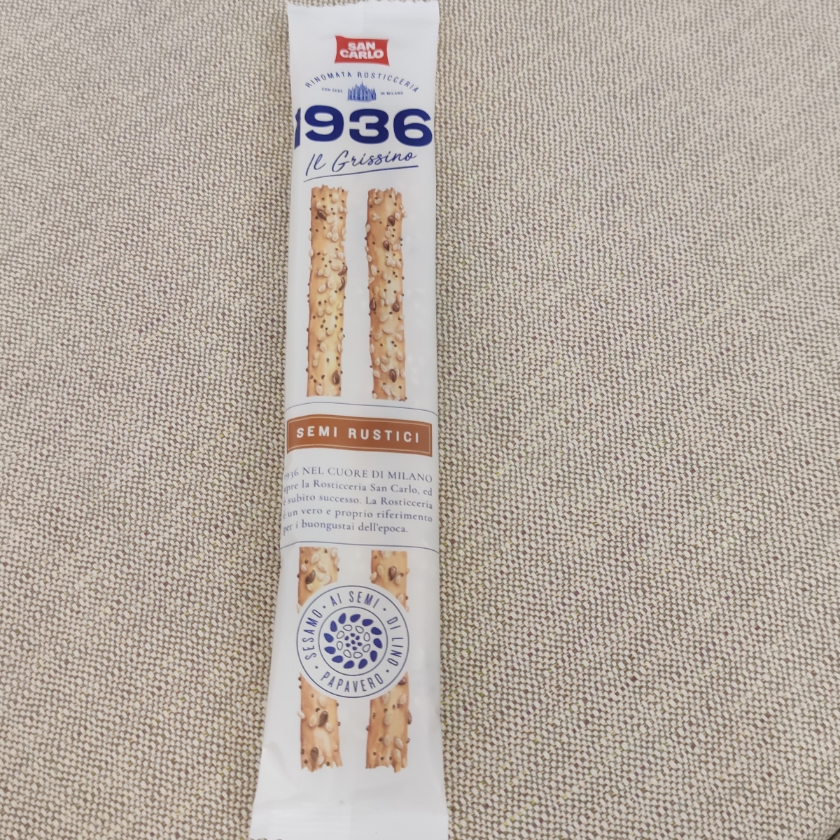 1936 - Il Grissino Coi Semi Rustici from San Carlo - Vegan Product ...