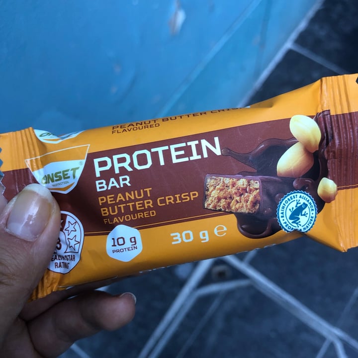 Onset Nutrition Peanut Butter Crunch Protein Bar Review | abillion