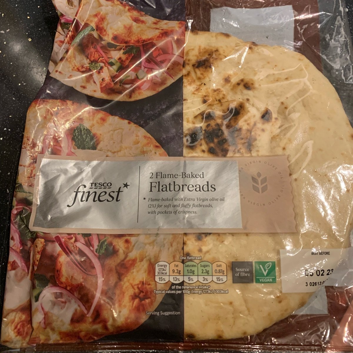 Flatbreads from Tesco Finest - Vegan Product Reviews & Ratings | abillion