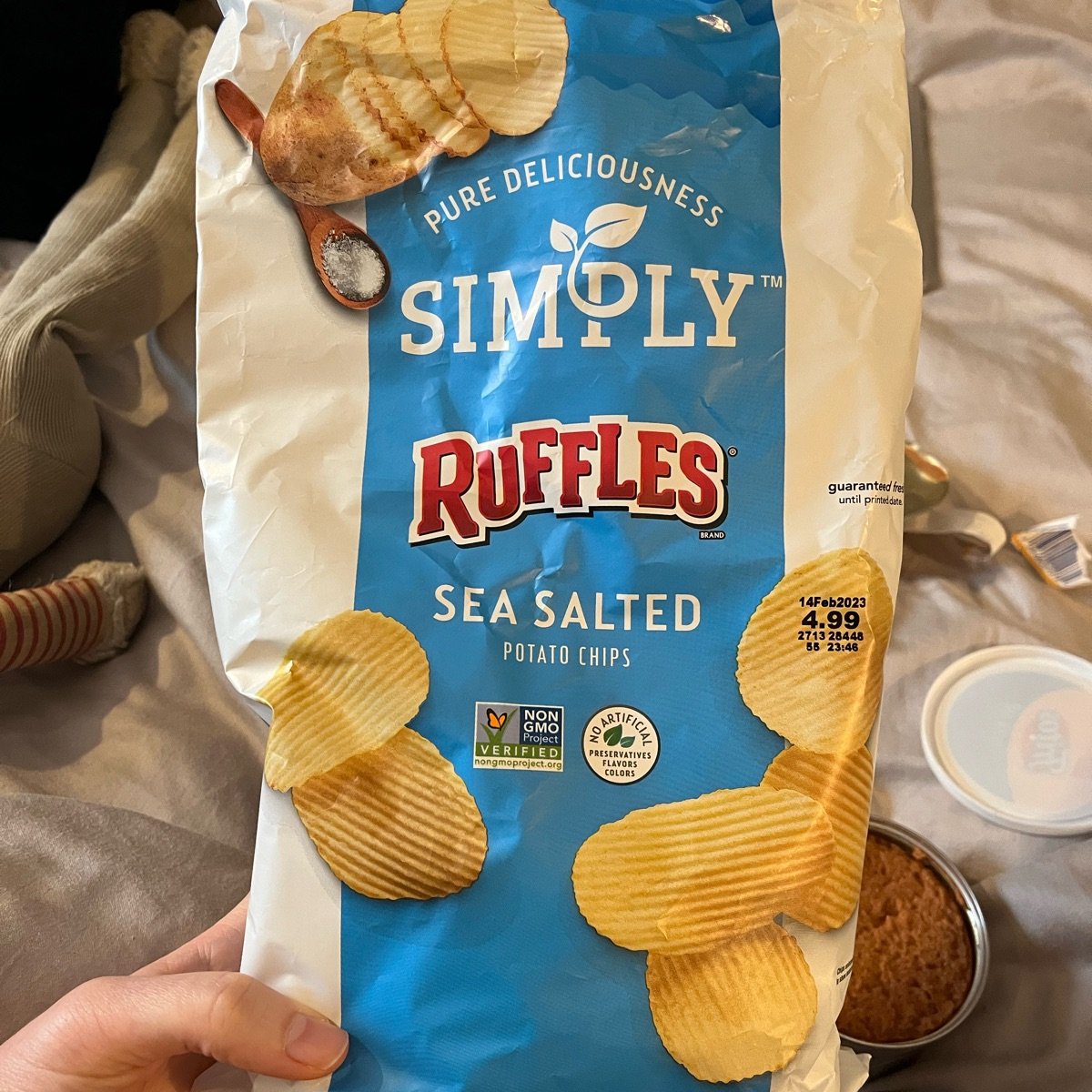 Ruffles Simply Sea Salted Chips Reviews | abillion
