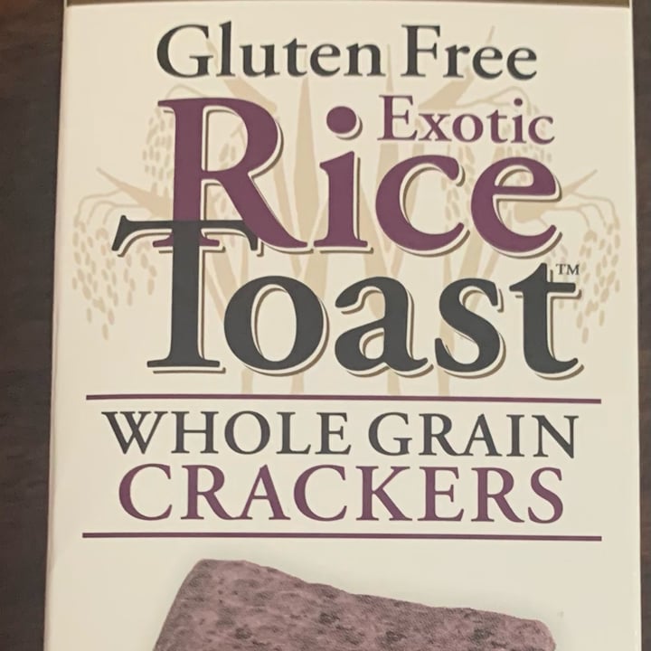 Edward & Sons Purple Rice & Black Sesame Exotic Rice Toast™ Review ...