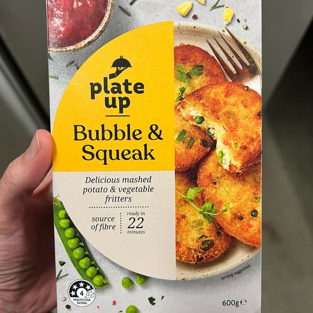 Bubble & Squeak from Plate up - Vegan Product Reviews & Ratings | abillion