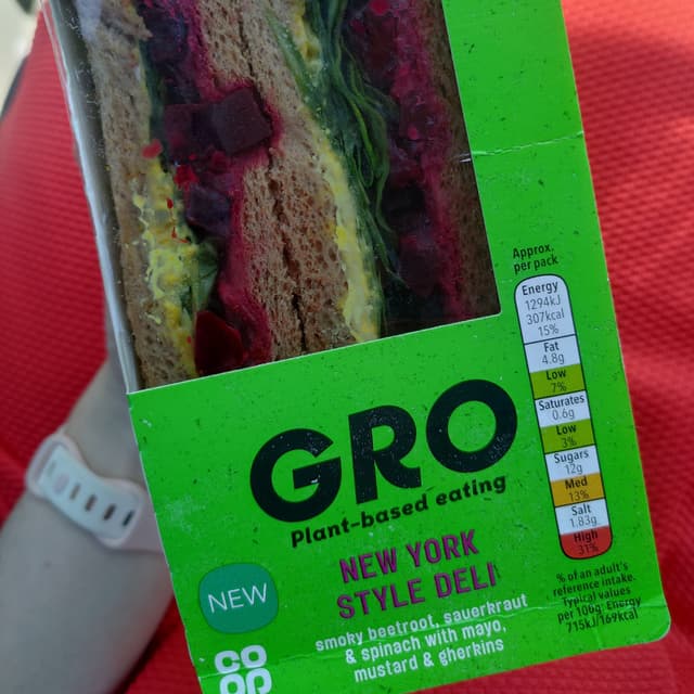 New York Style Deli Sandwich from GRO - Vegan Product Reviews & Ratings ...