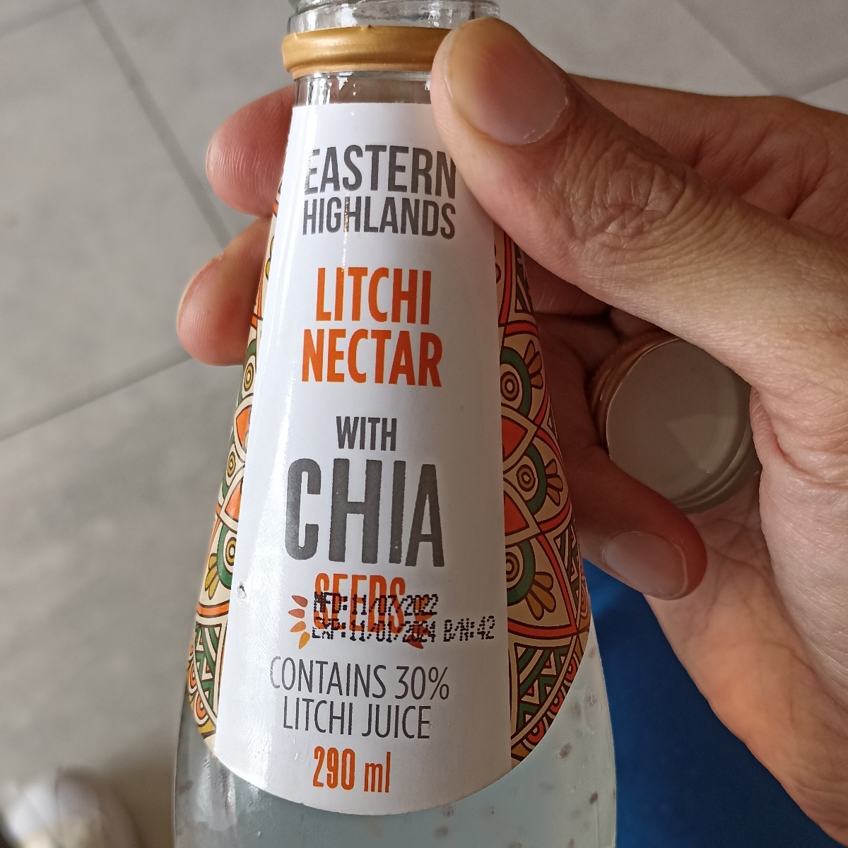 Eastern highlands litchi nectar with chia seeds from Checkers - Vegan ...