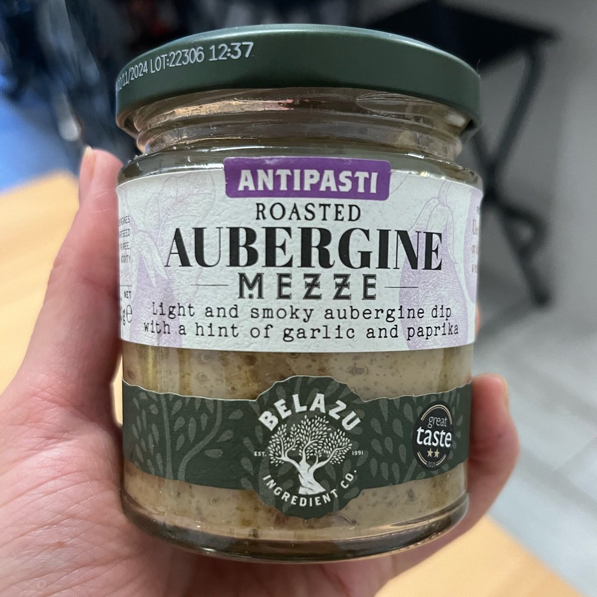 roasted aubergine mezze from Belazu - Vegan Product Reviews & Ratings ...