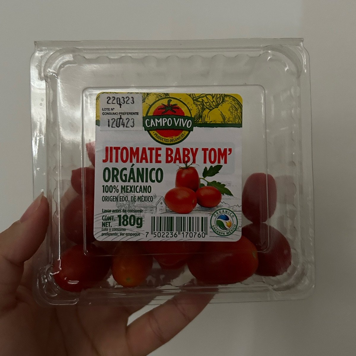 Jitomate Baby Tom Orgánico from Campo Vivo - Vegan Product Reviews ...