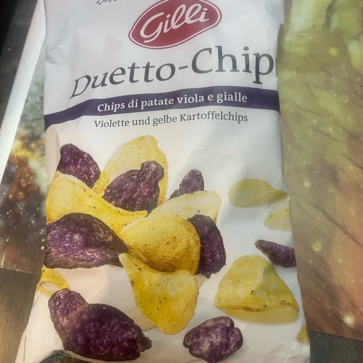 Duetto-Chips Chips di patate viola e gialle from Gilli - Vegan Product ...