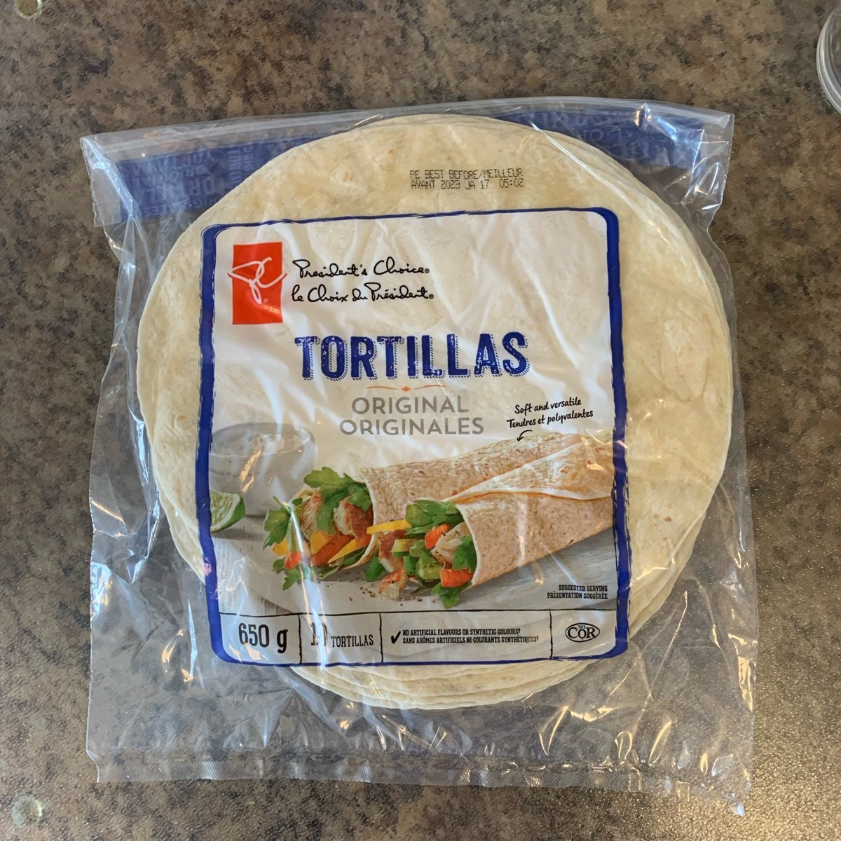 Tortillas Original from President's Choice - Vegan Product Reviews ...