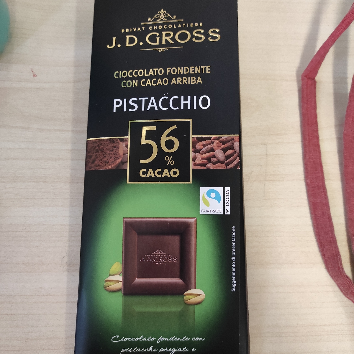 J. D. Gross Cioccolato Fondente Con Pistacchio Reviews | abillion