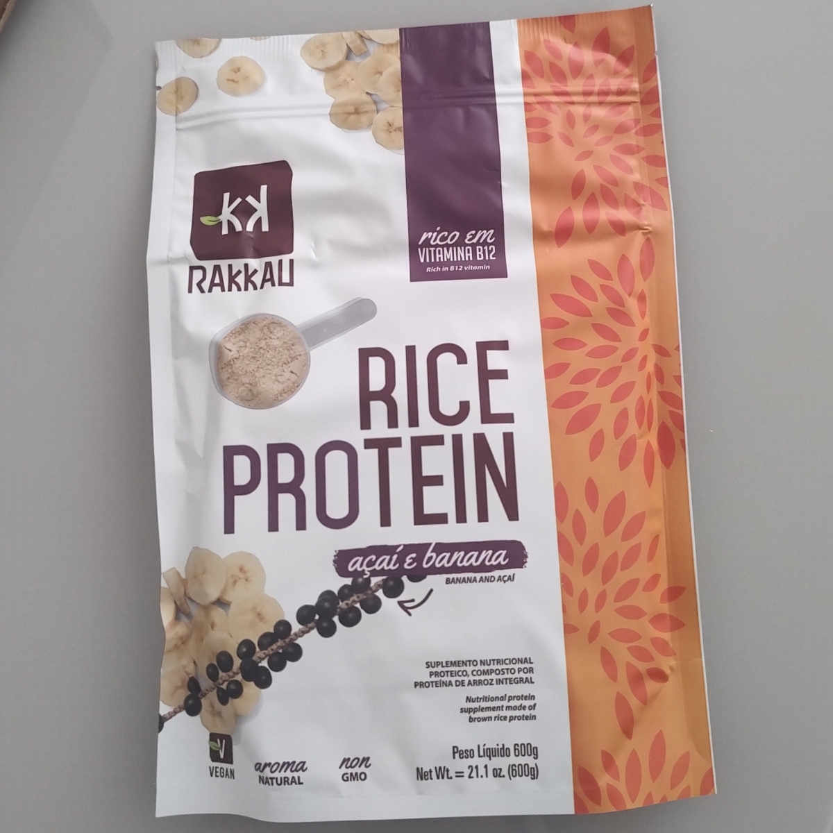 Rice Protein sabor Açaí com Banana from Rakkau - Vegan Product Reviews ...