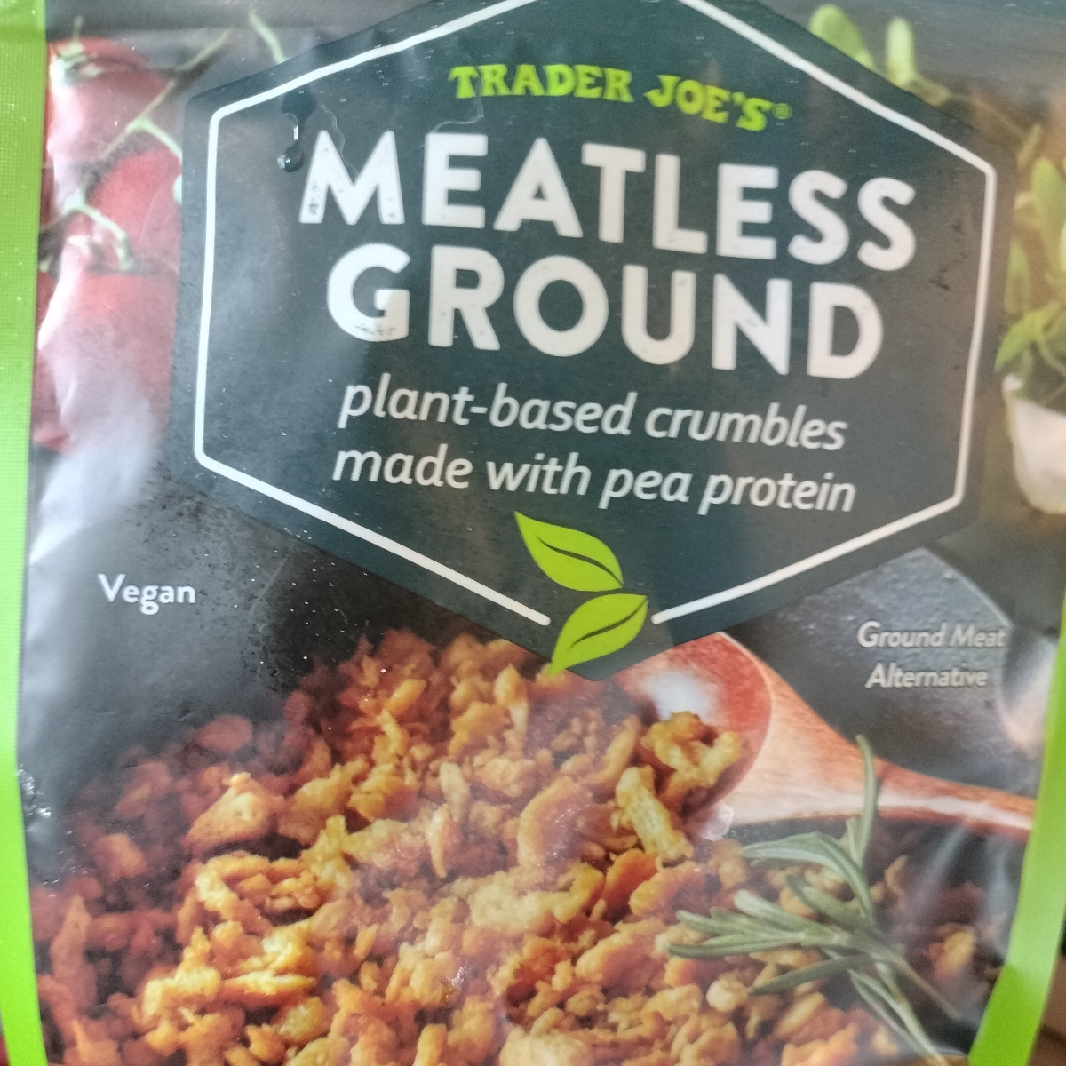 Meatless Ground at Trader Joe's - Review by @iowavegfoodie | abillion