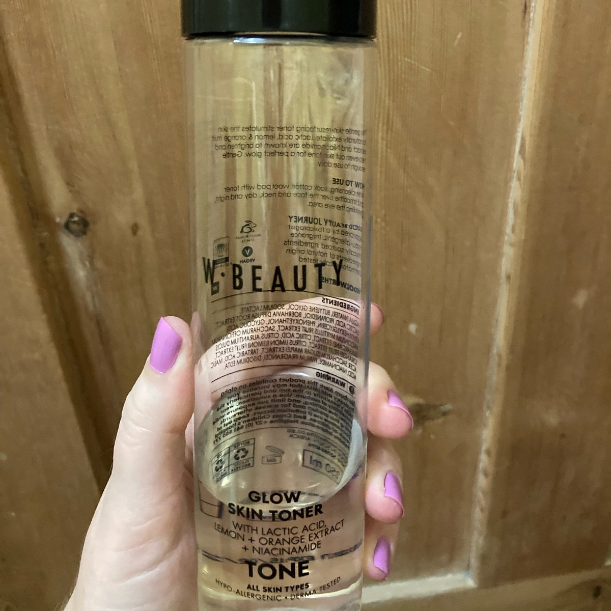 Glow skin toner from W.beauty - Vegan Product Reviews & Ratings | abillion