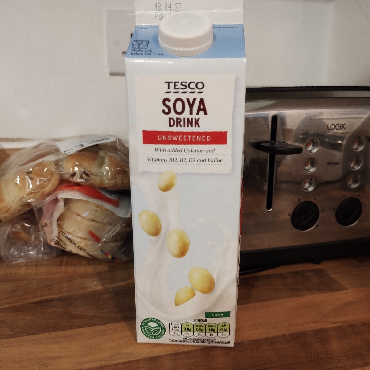 Soya Milk Unsweetened from Tesco - Vegan Product Reviews & Ratings ...