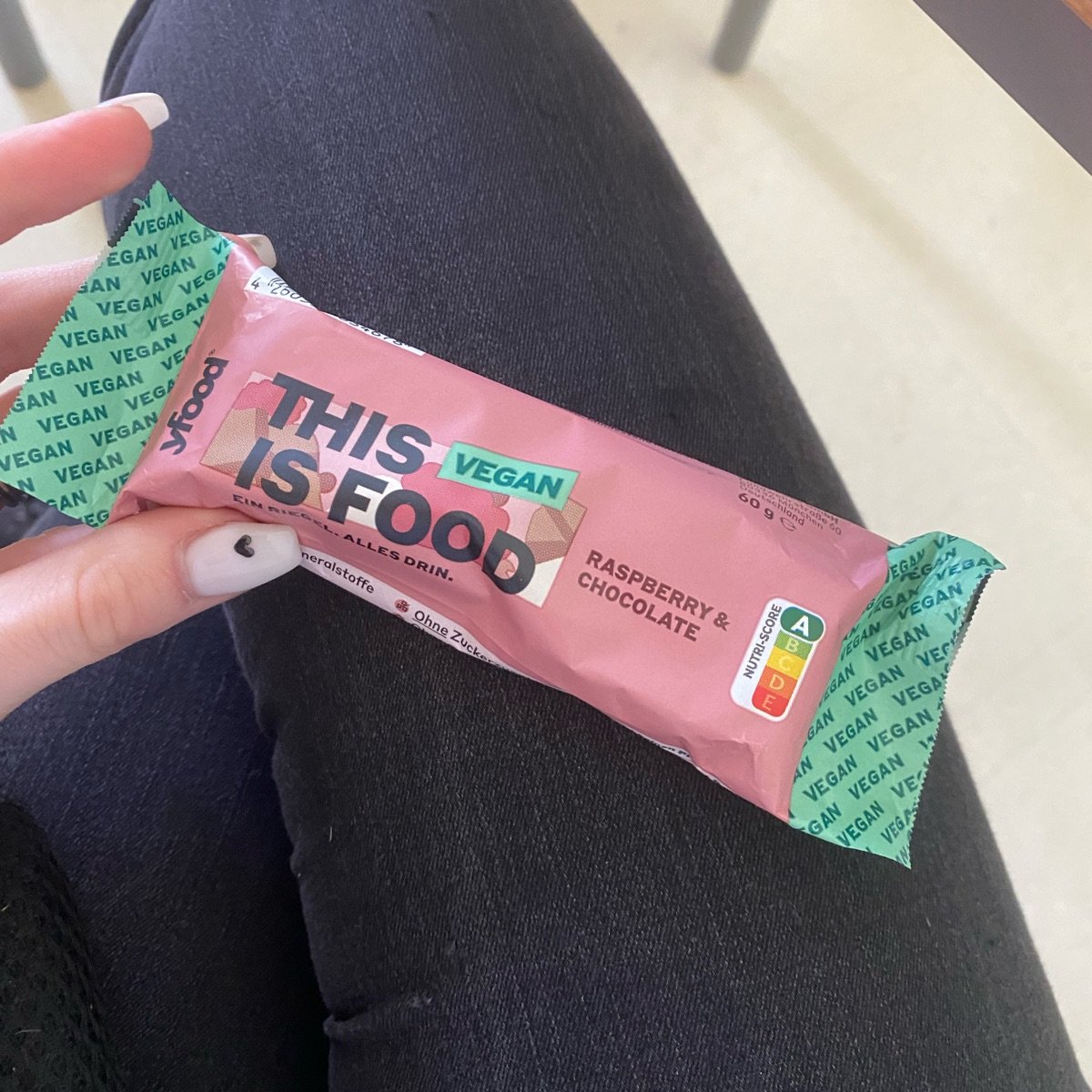 Raspberry Chocolate Bar from Yfood - Vegan Product Reviews & Ratings ...
