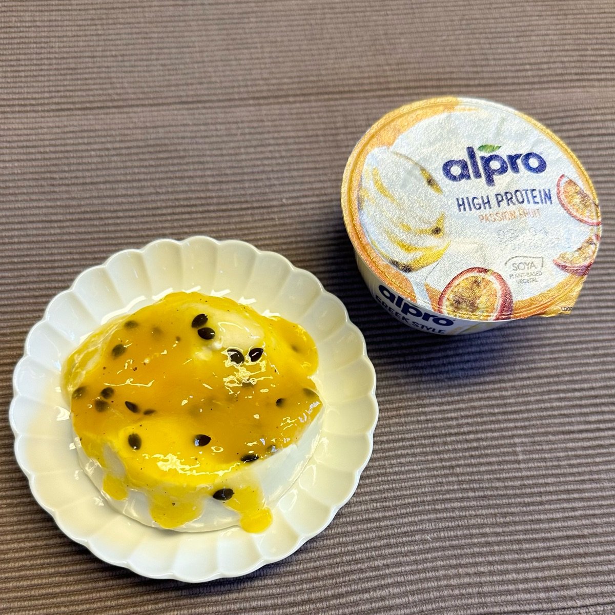 High Protein Passion Fruit Yogurt from Alpro - Vegan Product Reviews ...