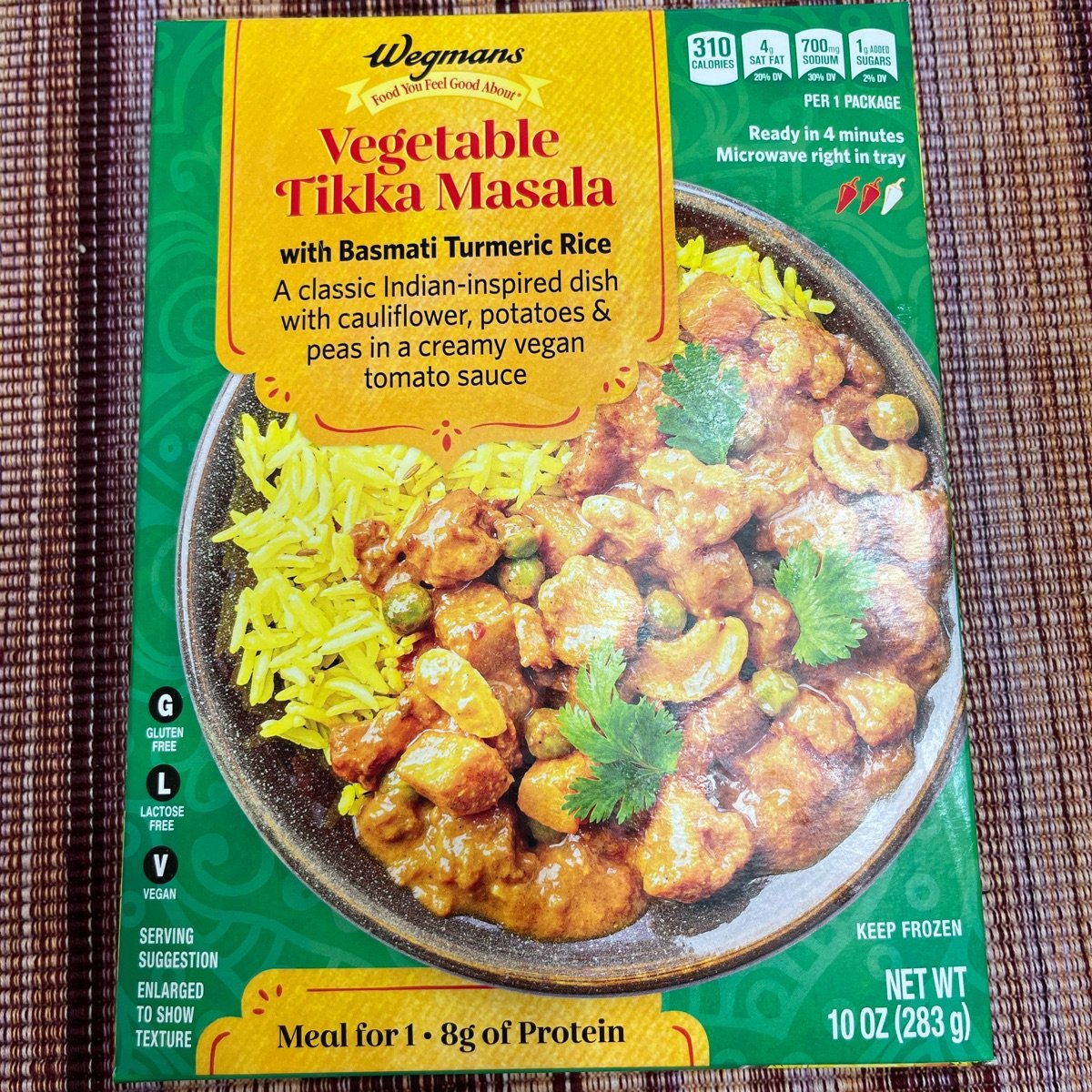 Vegetable Tikka Masala from Wegmans - Vegan Product Reviews & Ratings ...