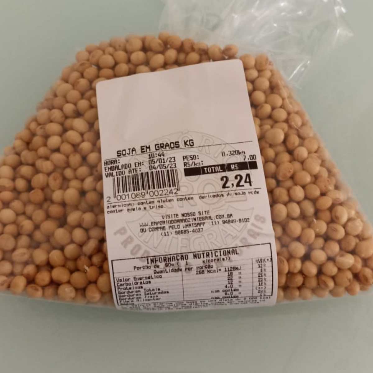 Soja em grãos from Emporio do Arroz integral - Vegan Product Reviews ...