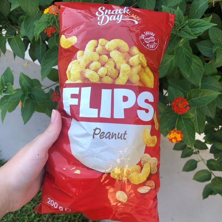 Snack Day Flips peanut Review | abillion