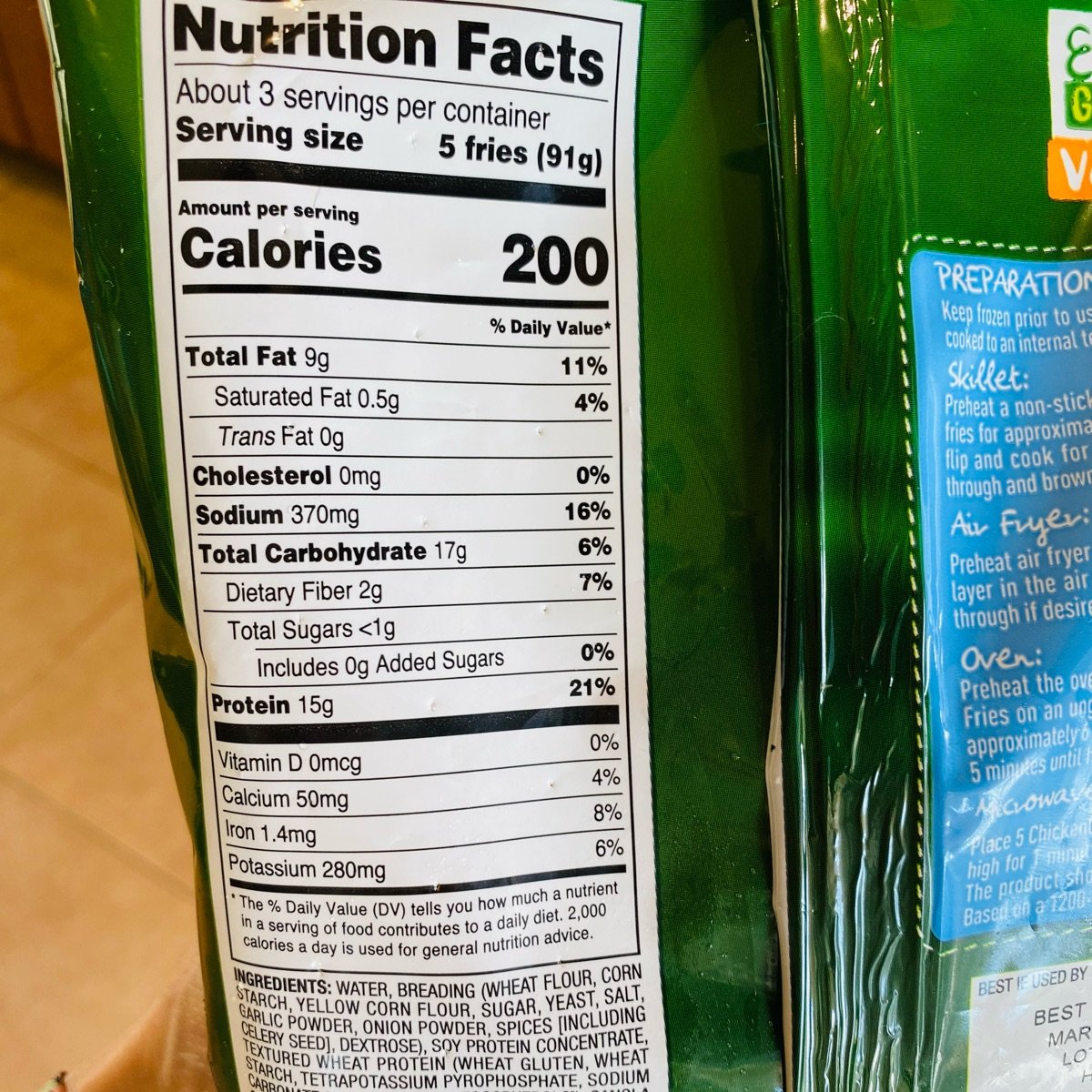 Plant Based Original Chickenless Fries from Earth Grown - Vegan Product ...