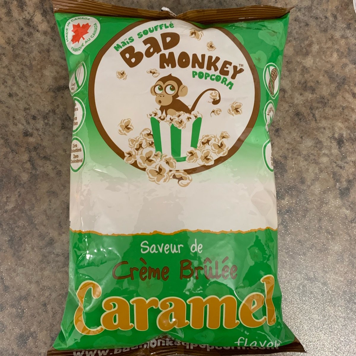 Creme Brulee Popcorn from Bad Monkey Popcorn - Vegan Product Reviews ...