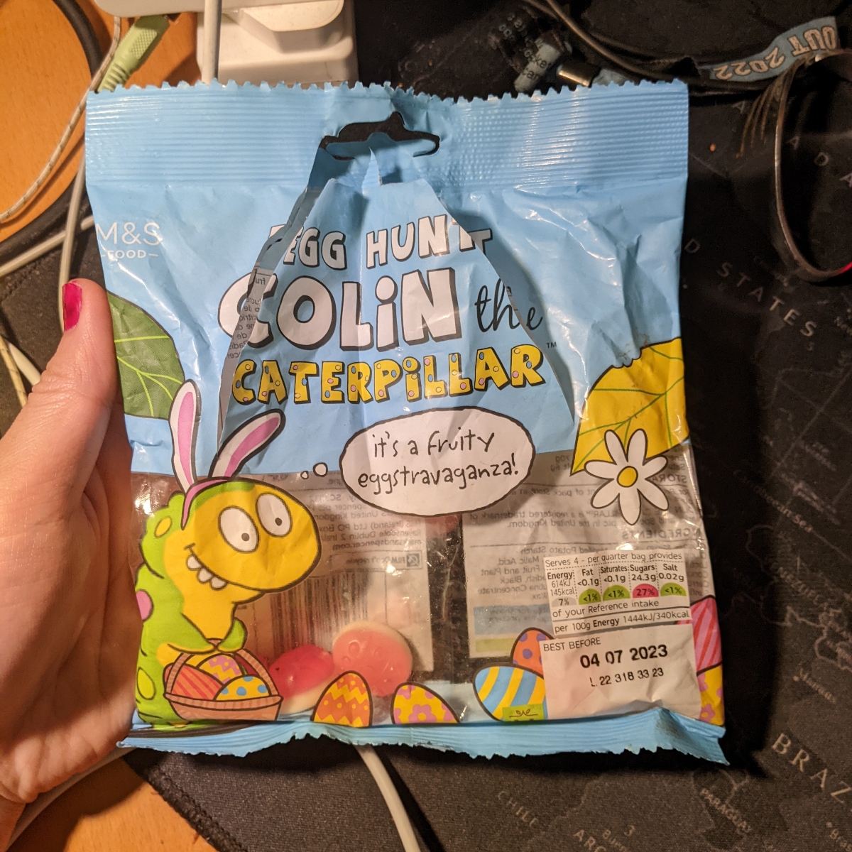 Egg Hunt Colin The Caterpillar from Marks & Spencer Food (M&S) - Vegan ...