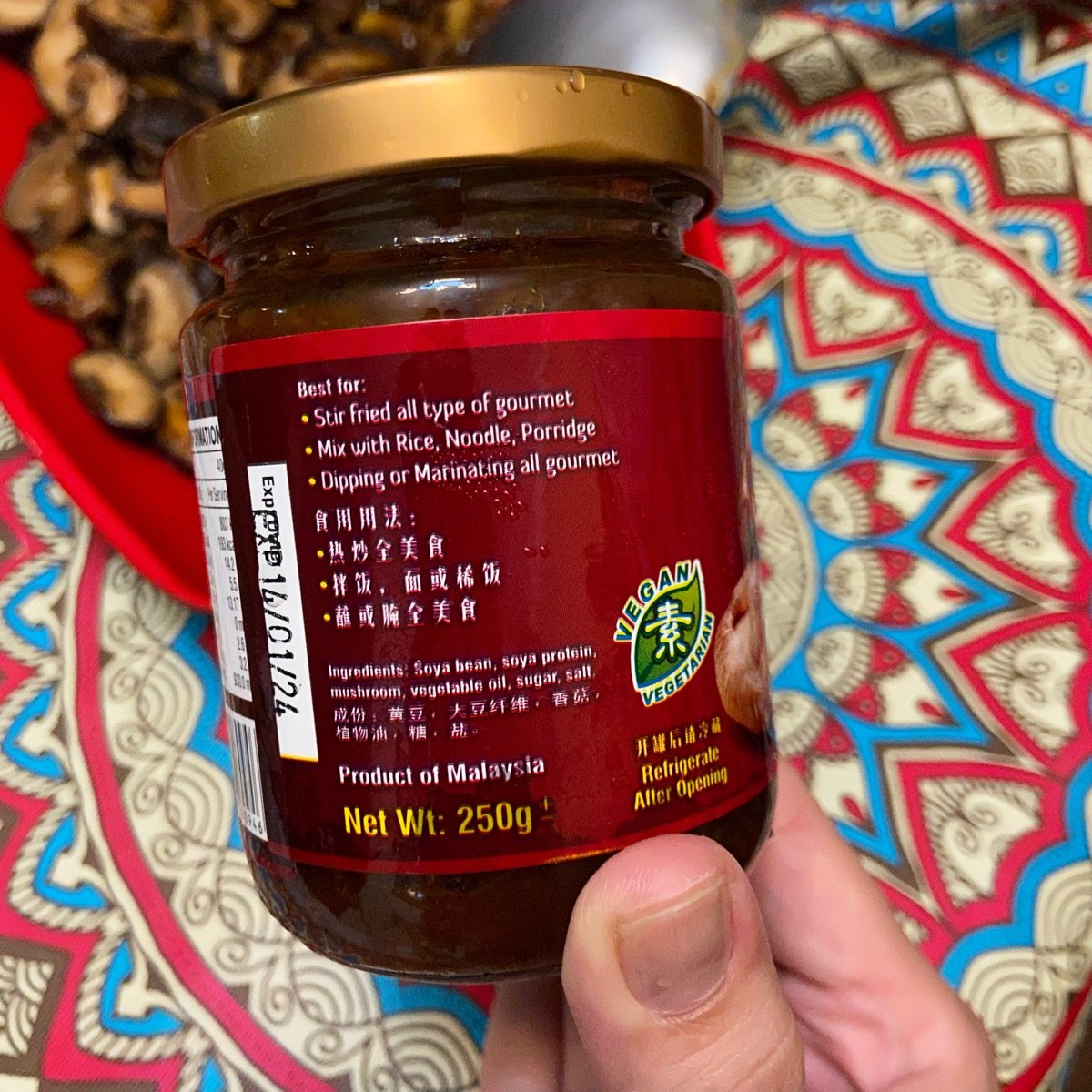 Vege Mushroom Mince Meat Paste from Kenbo - Vegan Product Reviews ...