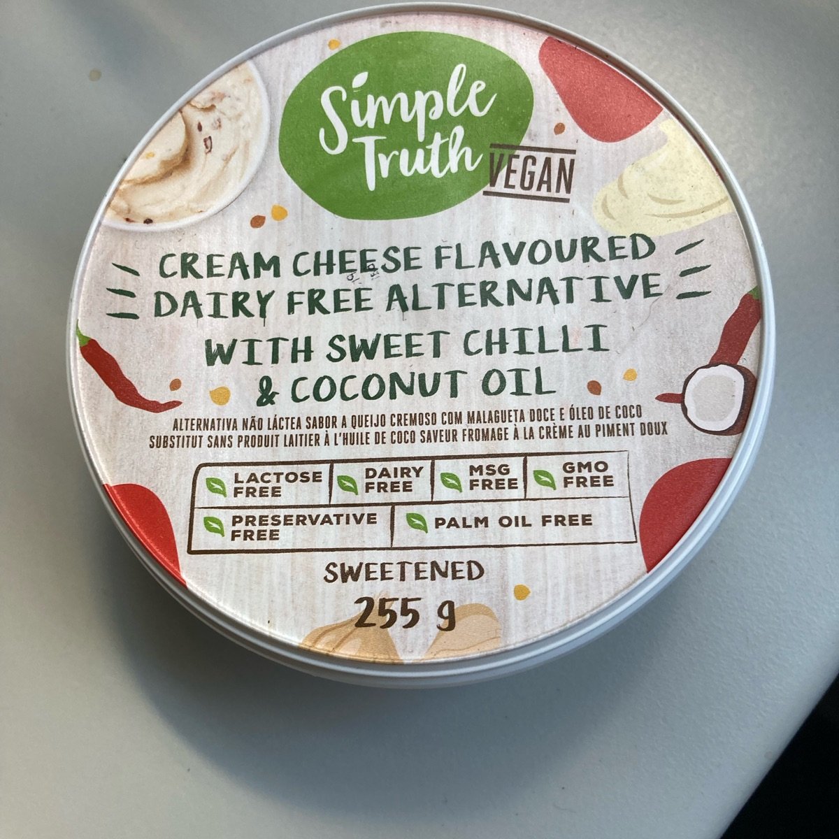 Simple Truth - Cream cheese Dairy Alternative - With Sweet Chilli ...