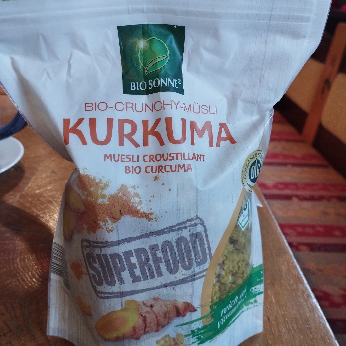 bio crunchy muesli kurkuma from BIO SONNE - Vegan Product Reviews ...