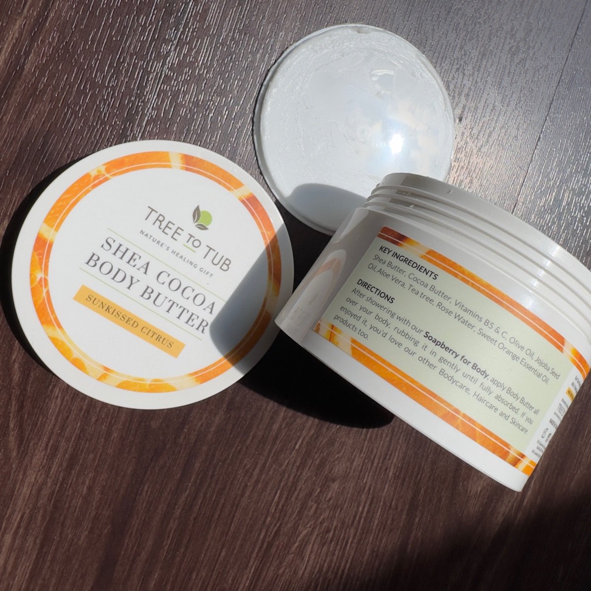 Cocoa & Shea Body Butter for Sensitive Skin - Citrus from Tree To Tub ...