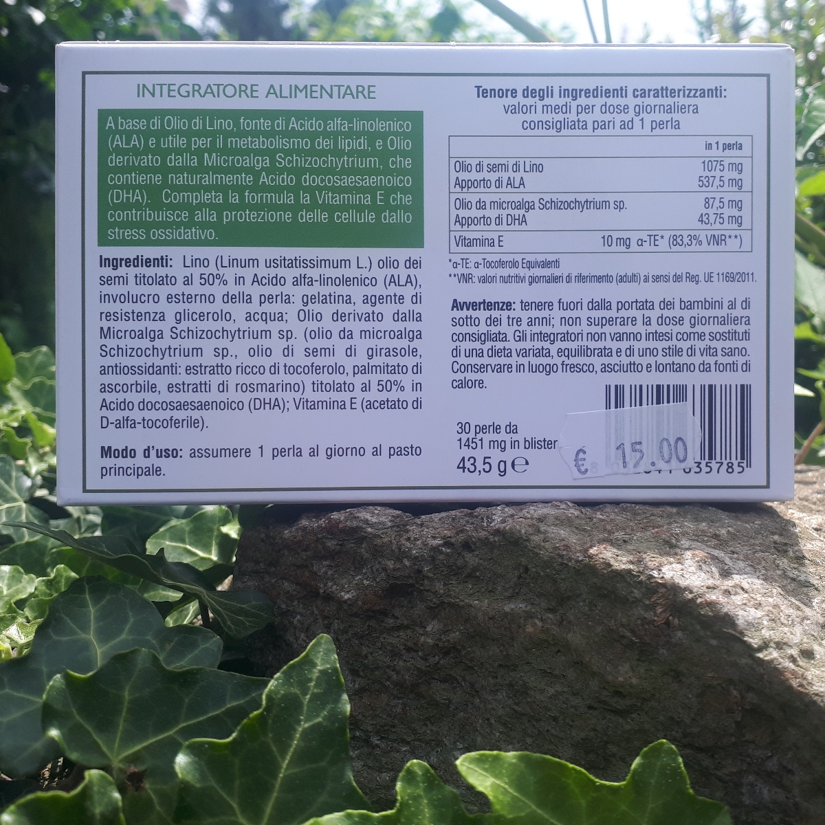 Omega 3 from Erbamea - Vegan Product Reviews & Ratings | abillion