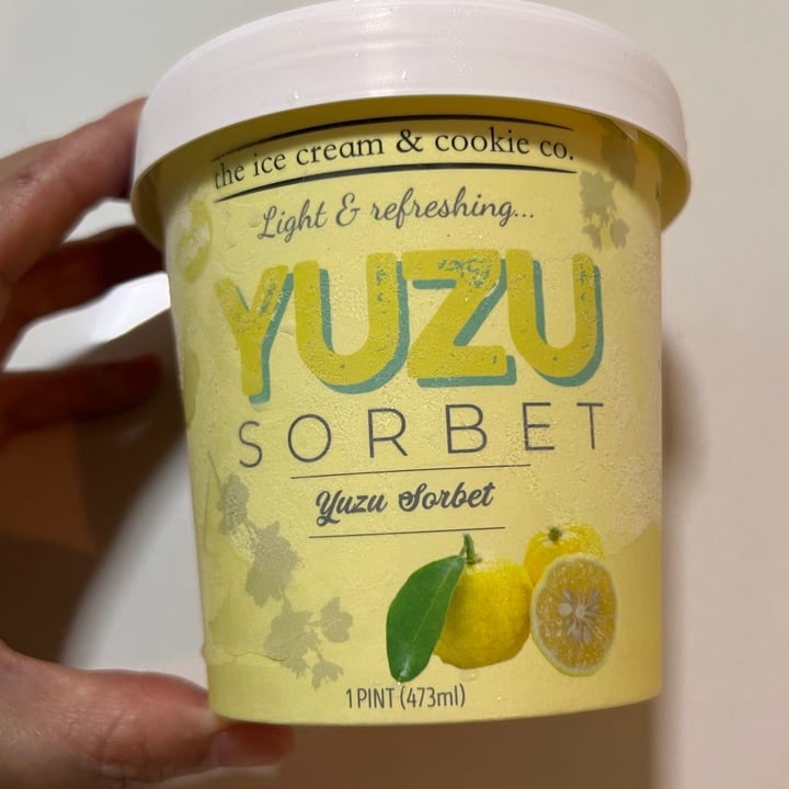 The Ice Cream & Cookie Co Yuzu Sorbet Review | abillion