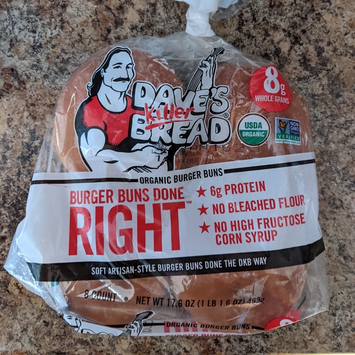 Dave's Killer Bread Organic Burger Buns Review | abillion