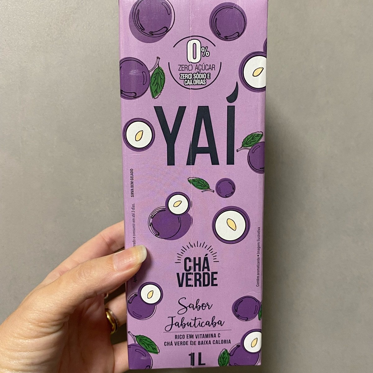 Chá Verde Sabor Jabuticaba - 1L from Yaí - Vegan Product Reviews ...