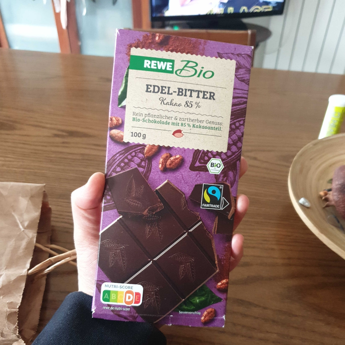 Rewe Bio - Edelbitter Schokolade Review | abillion