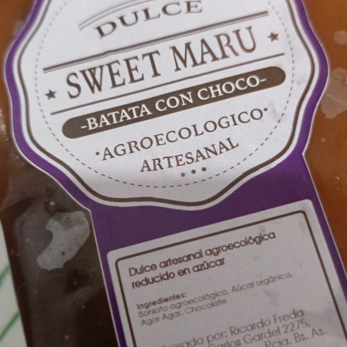 dulce de batata con chocolate from Sweet Maru - Vegan Product Reviews ...