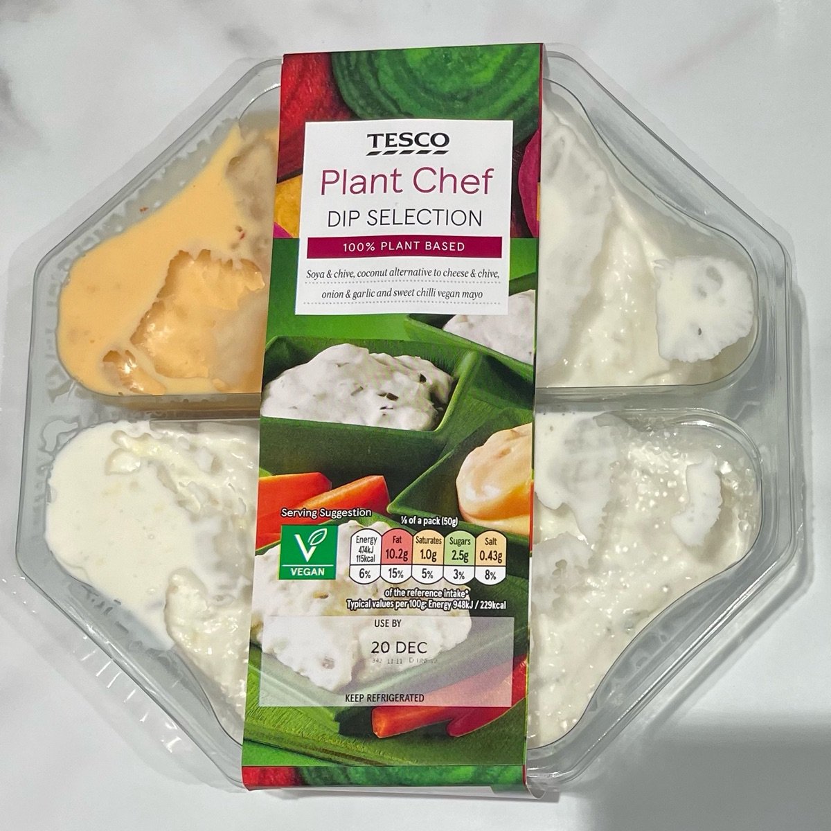 Dip selection from Tesco Plant Chef - Vegan Product Reviews & Ratings ...