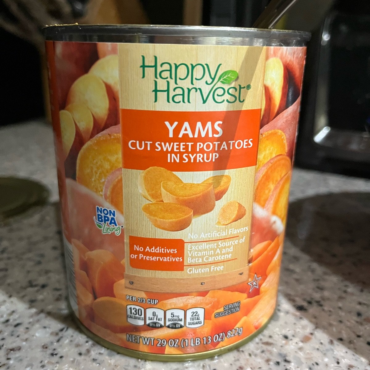 Yams cut sweet potatoes in syrup from Happy Harvest - Vegan Product ...