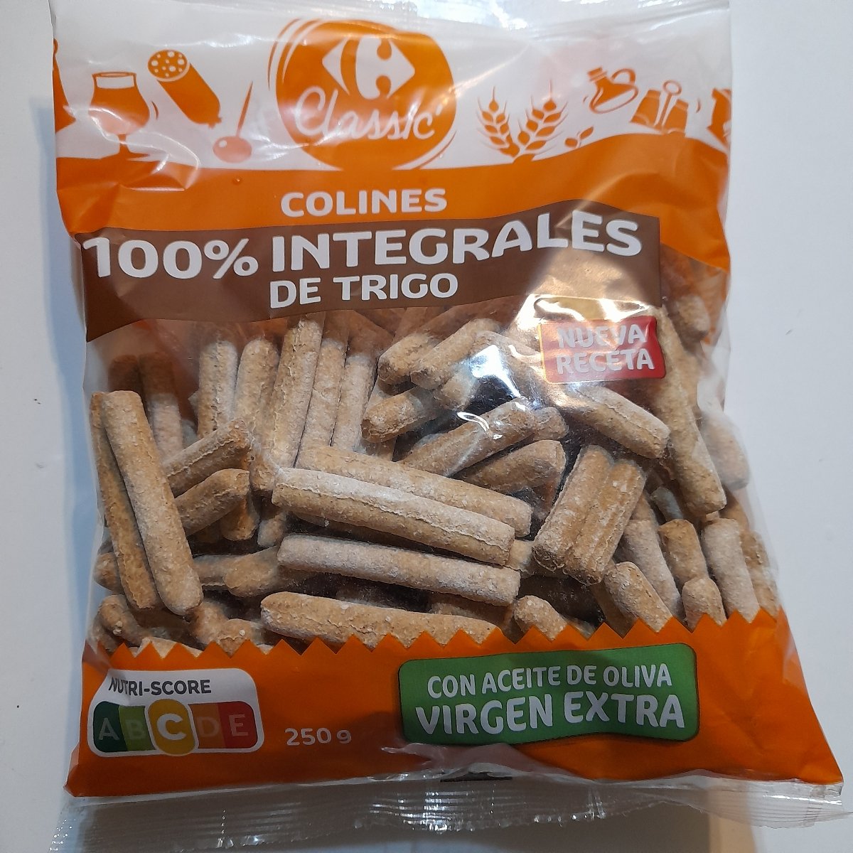 colines 100 % integrales de trigo from Carrefour Classic - Vegan ...