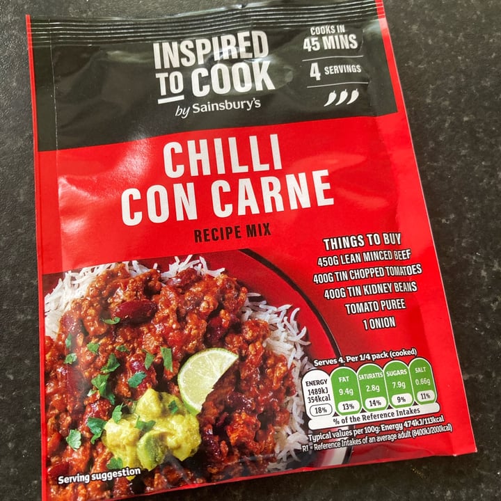 Sainsbury's Chilli Con Carne Mix Review | abillion