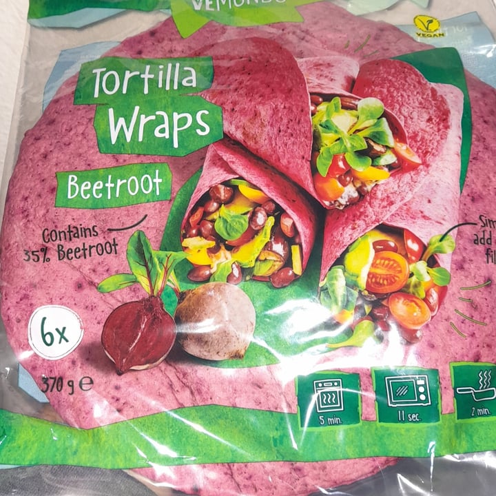Vemondo Tortilla Wraps Beetroot Review | abillion