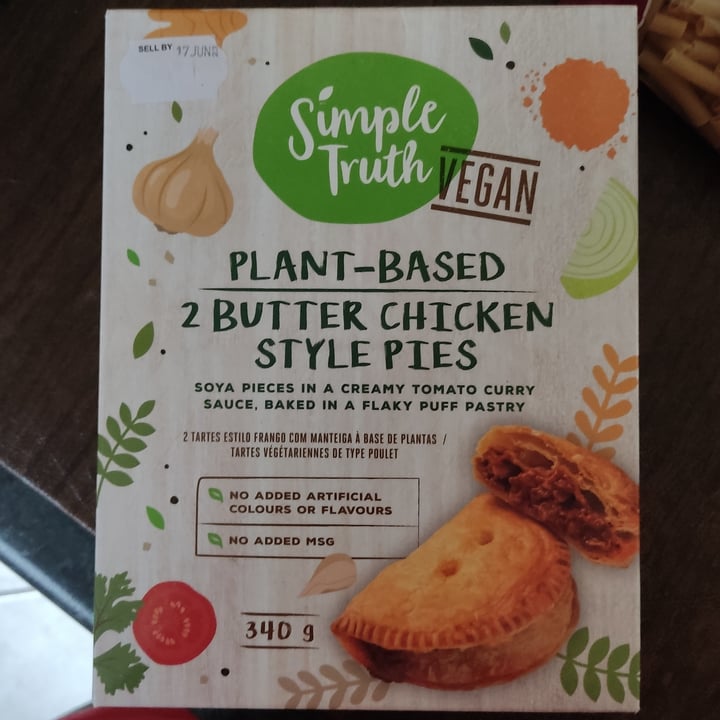 Simple Truth butter chicken style pies Review | abillion