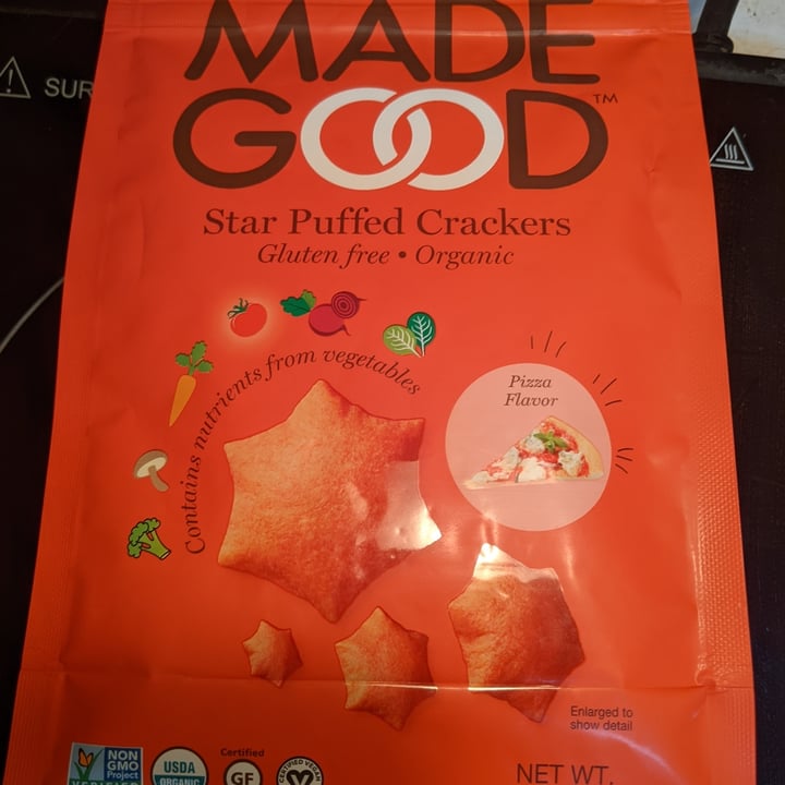 Made Good Pizza Flavour Star Puffed Crackers Review | abillion
