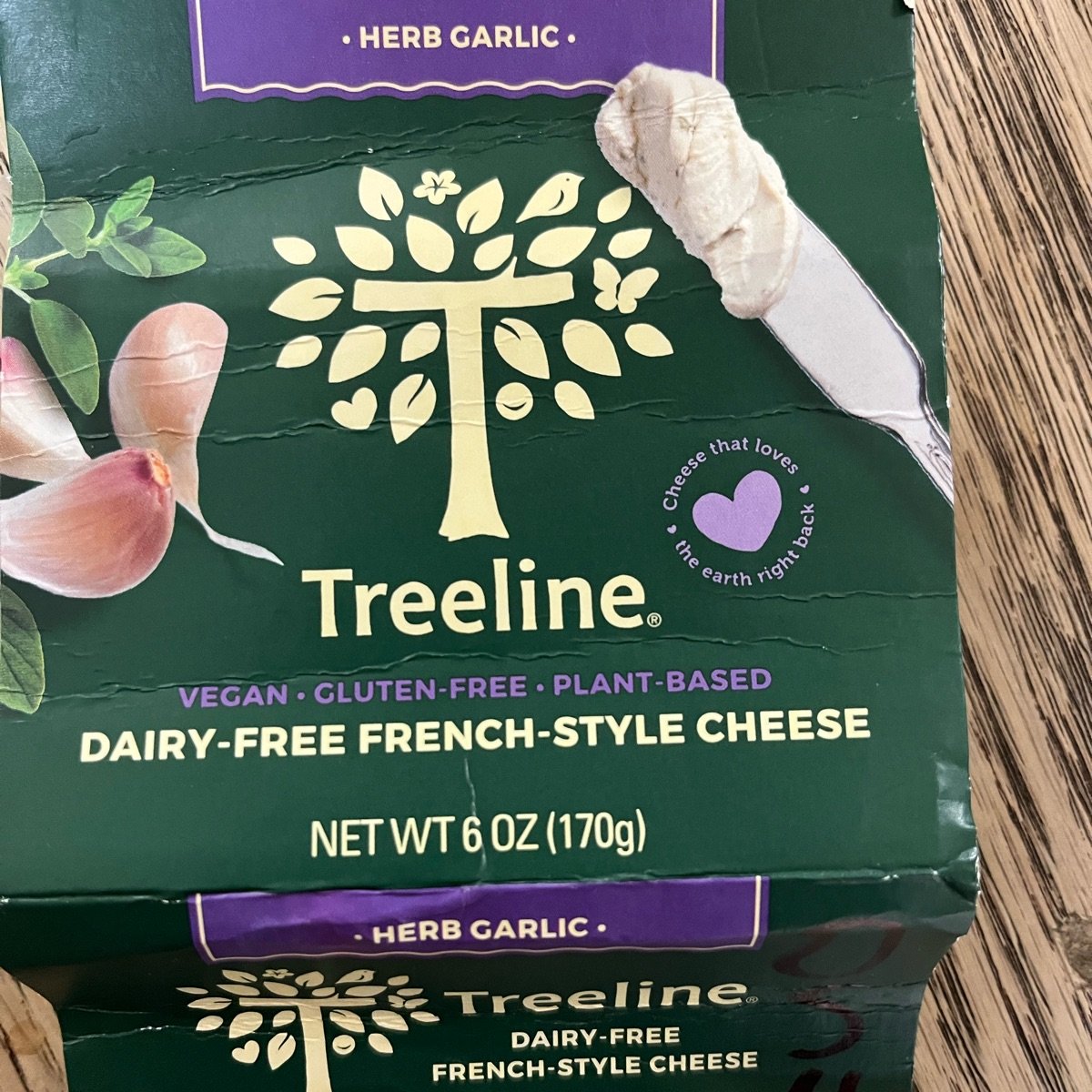 DAIRY-FREE FRENCH-STYLE CHEESE HERB GARLIC from Treeline Cheese - Vegan ...