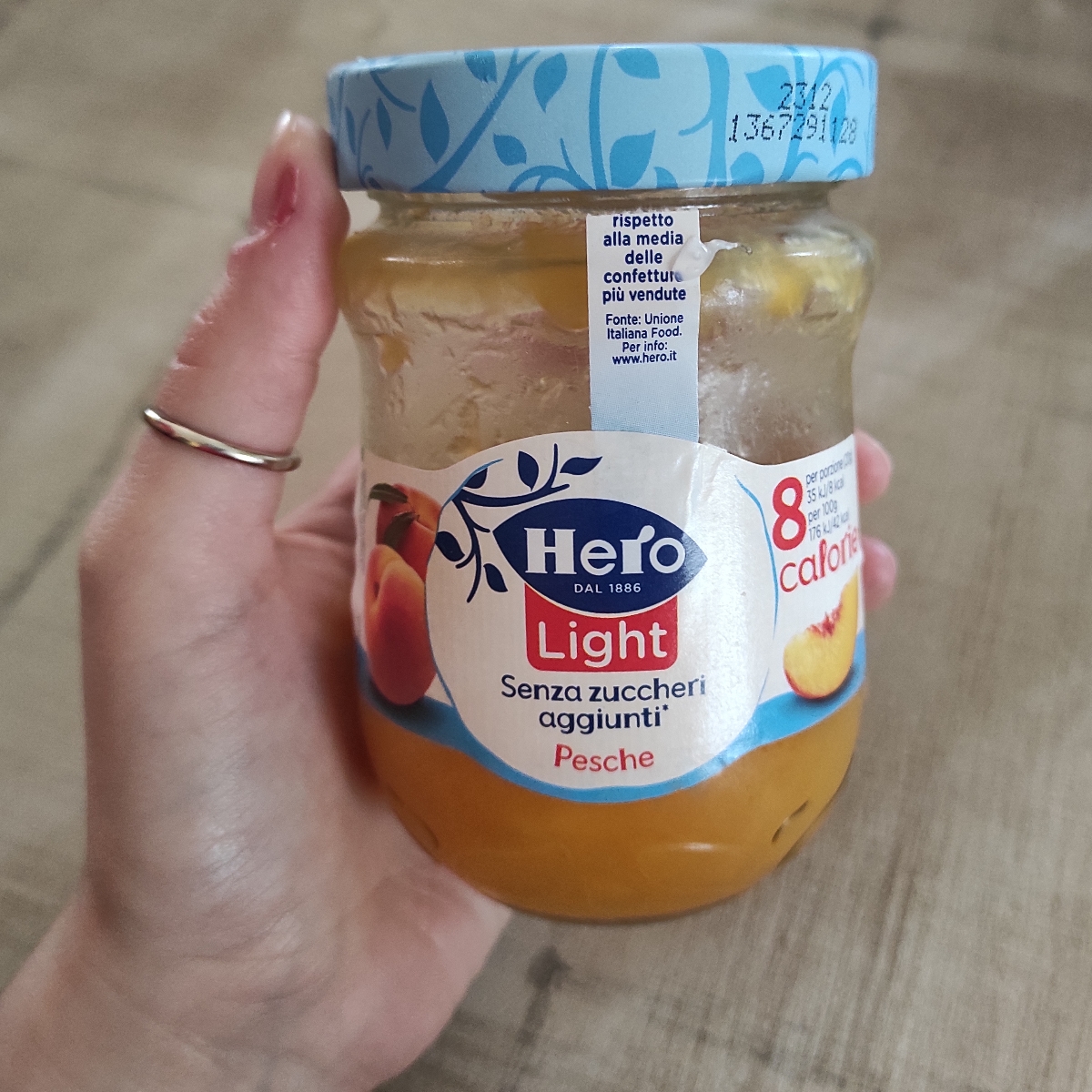 Confettura Alle Pesche from Hero Light - Vegan Product Reviews ...