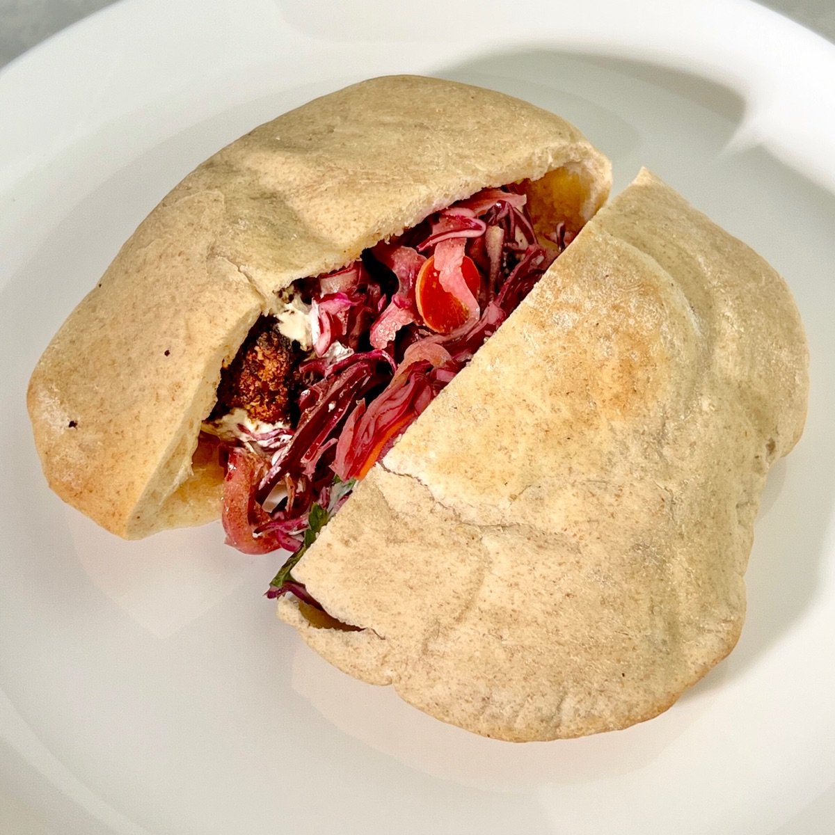 Millet Croquette Pita Pocket from Rosa’s Vegan - Vegan Product Reviews ...