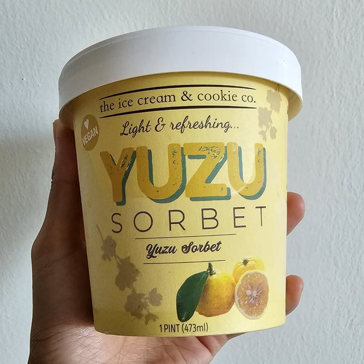 The Ice Cream & Cookie Co Yuzu Sorbet Review | abillion