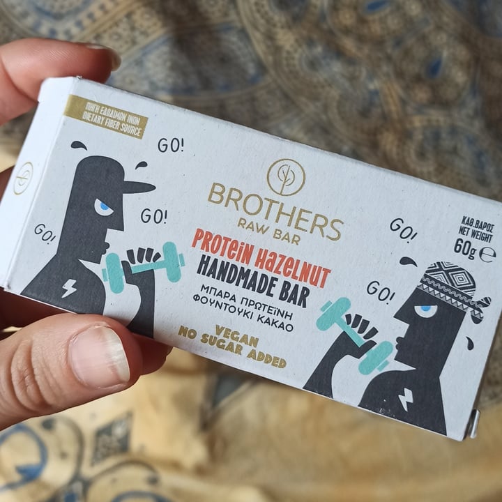 Brothers Raw Bar Protein Hazelnut Handmade Bar Review | abillion