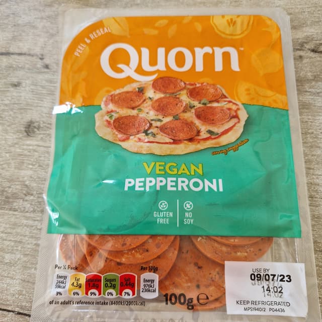 Pepperoni at Quorn - Review by @veganhev | abillion